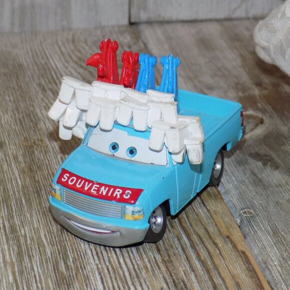 Toys | Disney Pixar Cars Mater The Greater Tooth Souvenir Truck Cake ...